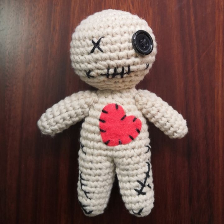 Halloween Scray Voodoo Dolls Majic Creepy Ghost String Plush Pin Needle ...
