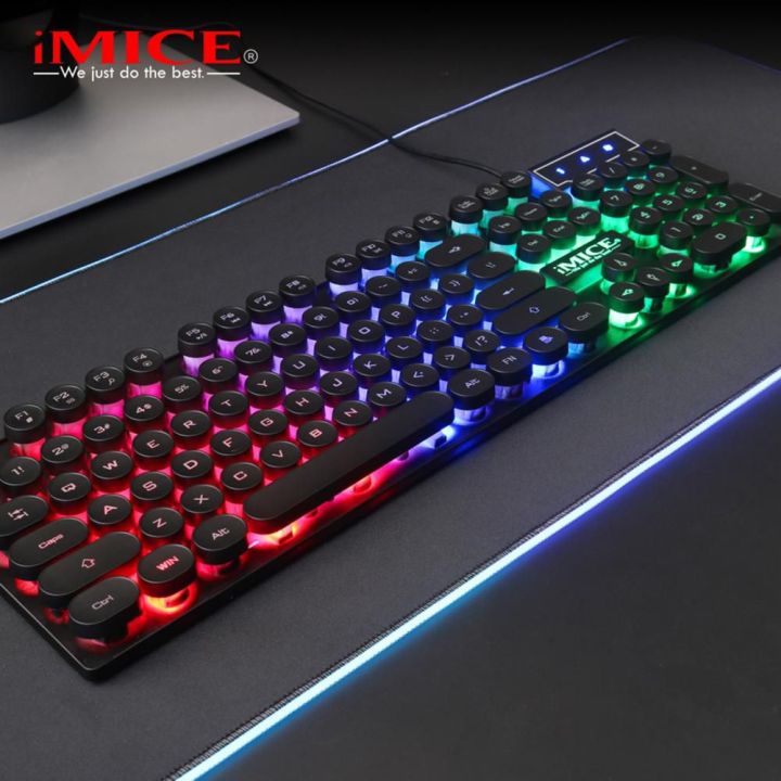IMICE AK-800 LED Backlight Gaming keyboard Rounded 104 keys | Daraz.com.np