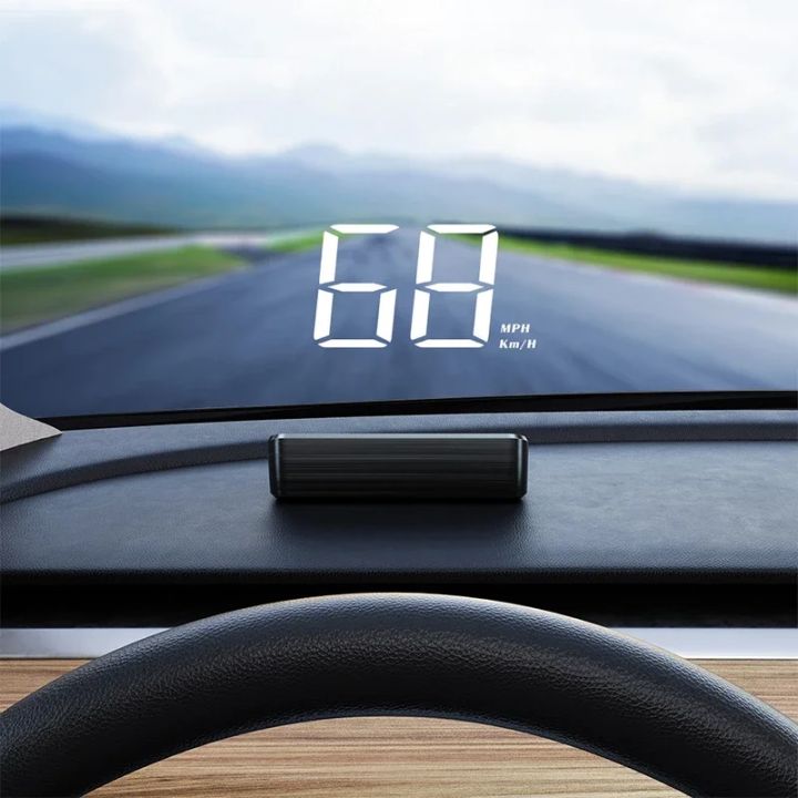 Car Speedometer HUD GPS Head Up Display Digital Speed Meter Windshield ...