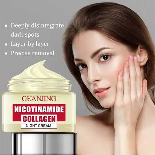 Guanjing Nicotinamide Collagen Day Skin Repair Moisturizing Cream 50gm ...