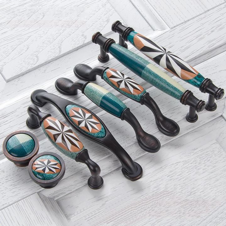 Ceramic Door Handles - Sold Individually, European Antique Furniture ...