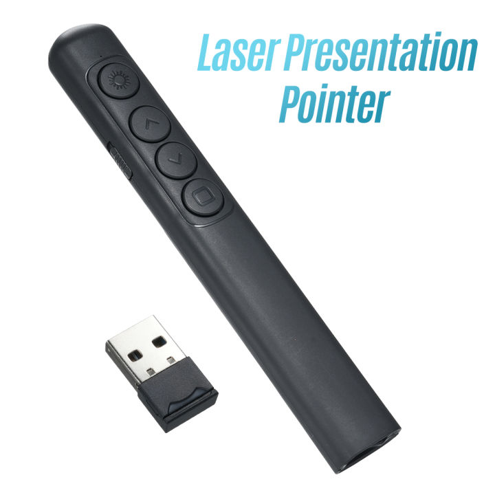 Laser Presentation Pointer 2.4G Wireless Demonstration Remote Control ...
