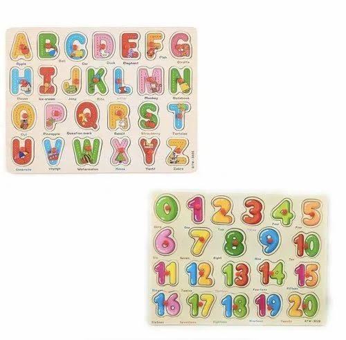 Wooden Alphabet and Number Boards - Pinned Boards | Daraz.pk