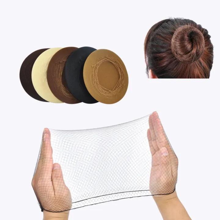 Hair Nets 144 Pcs 20 Inch Invisible Elastic Edge Mesh Hair Net for Food ...