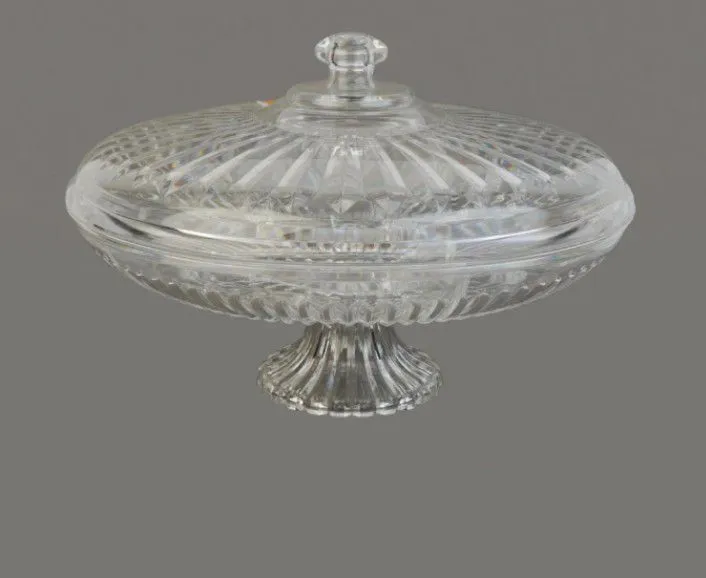 Dry Fruit Tray Acrylic Candy Dish Salad Tray Home Decor With Lid ...