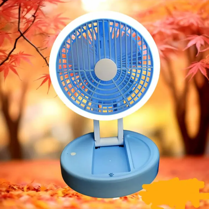 Rechargeable Cooling Table Fan Light | Daraz.com.bd