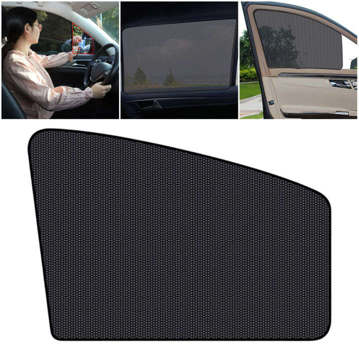 Magnetic Car Side Window Sun Shade with Small Hole Black Side Window ...