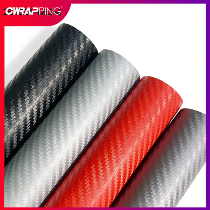 Car Sticker Carbon Fiber Vinyl Wrap Sticker Exterior Styling Decorative ...