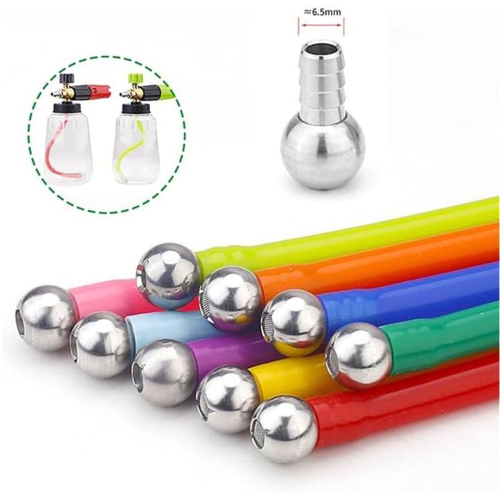 24CM Foam Cannon Soft Straw Pipette Colorful Silicone Rubber With ...