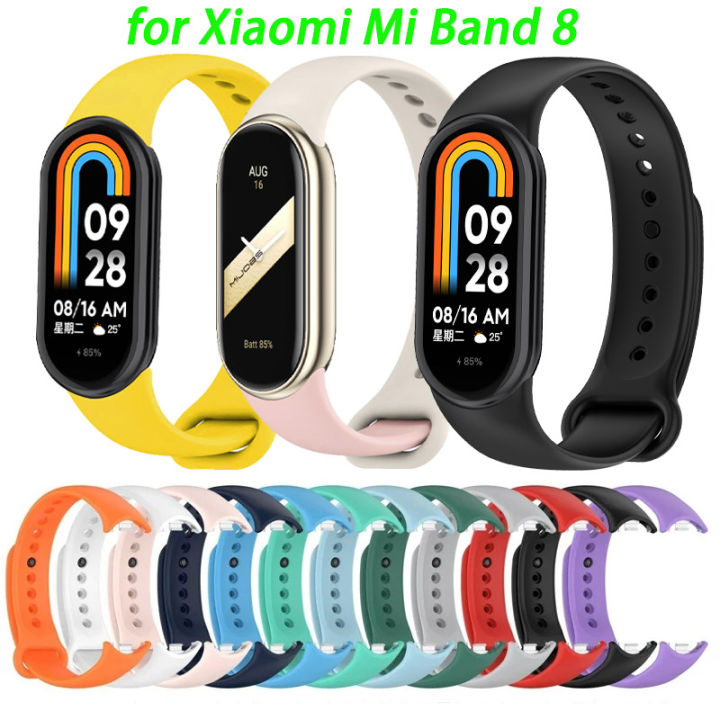 Silicone Strap for Xiaomi Mi Band 8 Replacement Bracelet for Mi Band 8 ...
