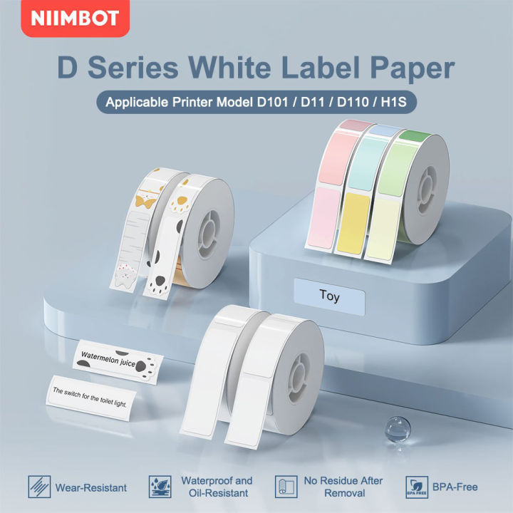Niimbot D110 Label Paper Roll Thermal Sticker Rolls Self-adhesive ...