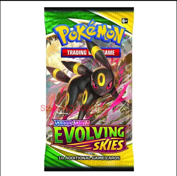 Pokemon Sword and Shield Evolving Skies Booster Cards Display Box - 30 ...