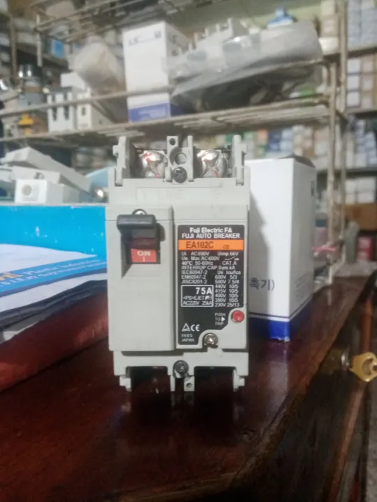 Fuji Electric EA-102C Auto Breaker — 75A | 2-Pole | Daraz.pk