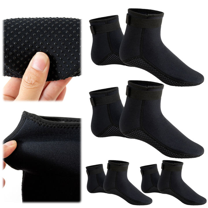 3mm Water Socks Anti-Slip Beach Volleyball Socks Thermal Wetsuit ...