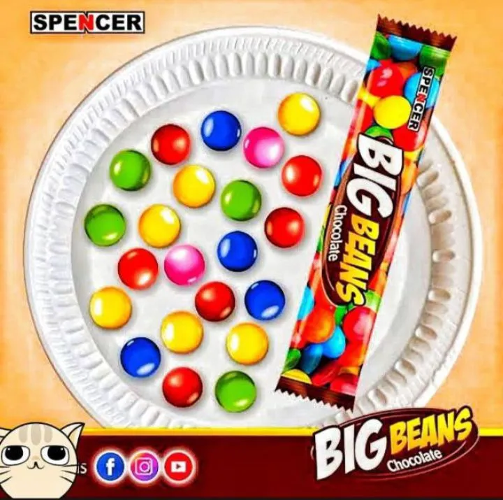 Original Sencer Big Beans Chocolate рџќ Pack Of 30 Pcs Yummy