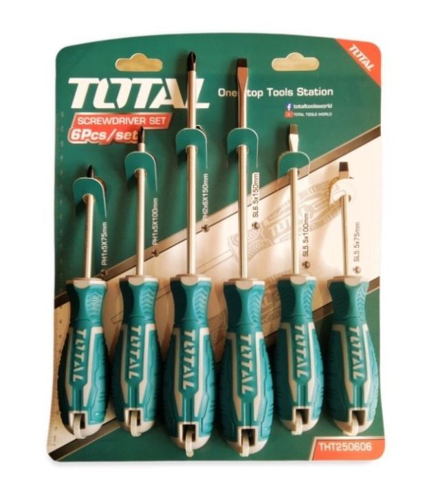 Total Screwdriver set 6PCs - THT250606 | Daraz.pk
