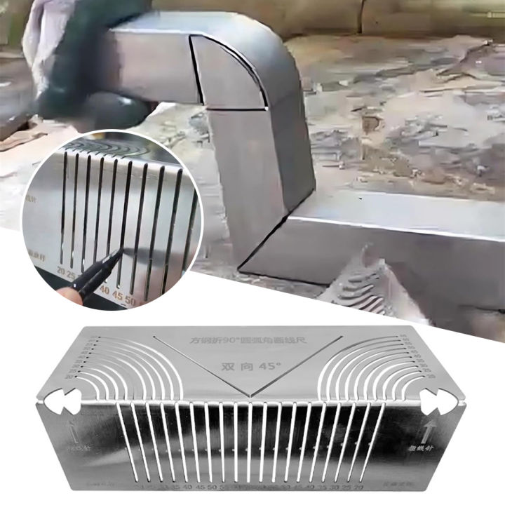 Precision Flex Angle Arc Marking Tool For 20-100MM Metal Pipe Saddle ...