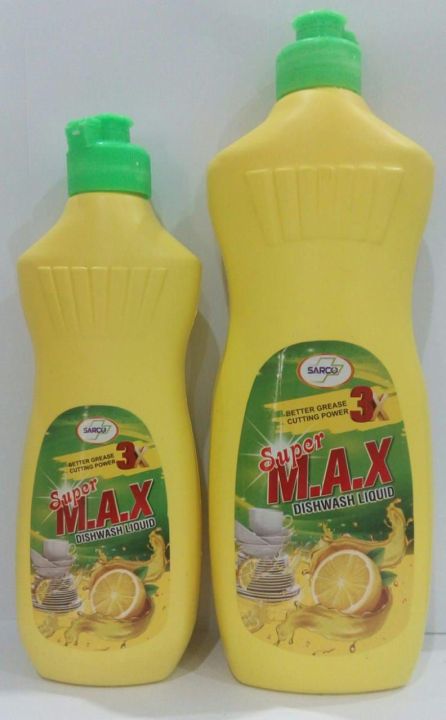 Lemon Max Dishwash Liquid Bottle 275ml and 500ml pack of 2 | Daraz.pk