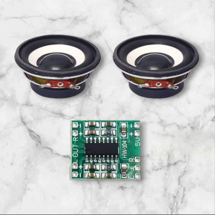 Mini 2 Channel 3W Stereo Class D Audio Power Amplifier Module Board ...