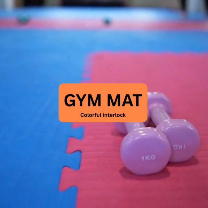 EVA Foam Gym Flooring Mat 2x2 Feet – 13mm Thick Interlocking Floor Mats ...