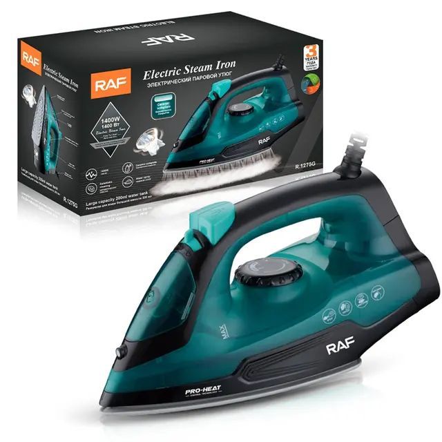 RAF Electric Steam Iron Light Weight High Quality R.1275 | Daraz.pk