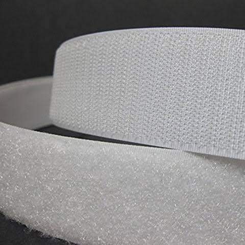 0.75 inch-1 Inch-White Colour-Velcro Tape-Hook and Loop-25 Yards per ...