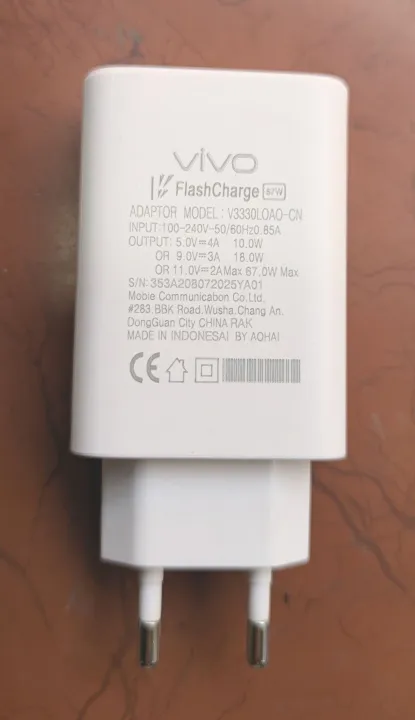 Vivo charger copy 67W 44w 66w 120w Fast Charger Adapter - Quick Charge 3.0, Dual Engine, with ...