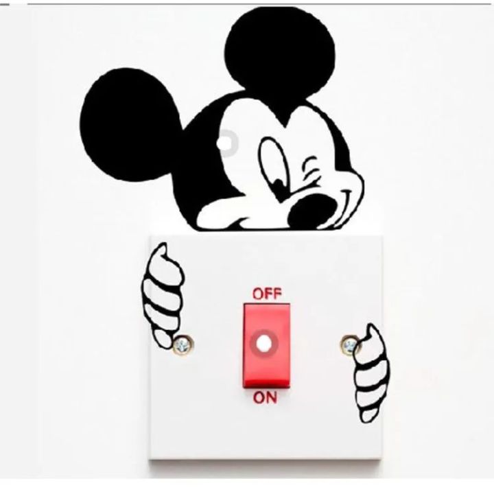 Mickey Mouse Switchboard Sticker for your Home | Daraz.pk