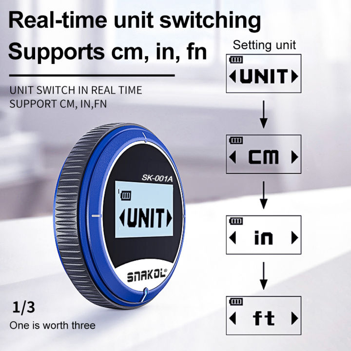 SK001A Ft Electronic Digital Tape Measure with LCD Display Digital ...