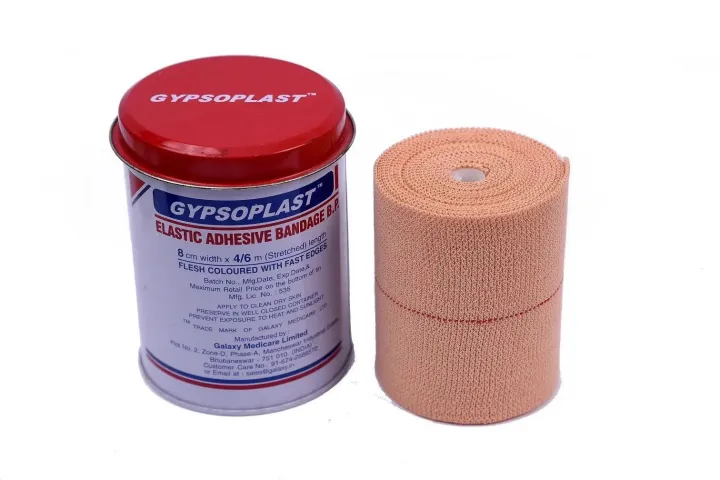Gypsoplast Elastic Adhesive Bandage B.P (8Cm X 4/6M) - Tape | Daraz.com.bd