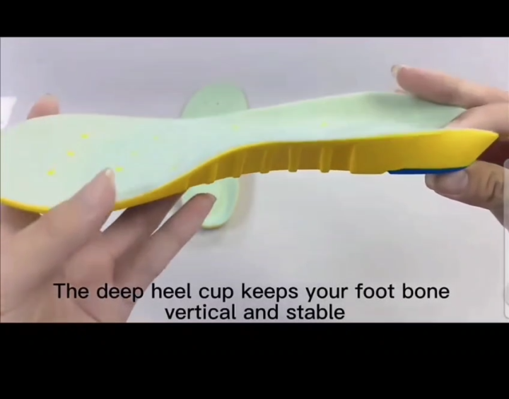 Medicated Insole with Pressure Points for Foot Comfort and Health - One ...