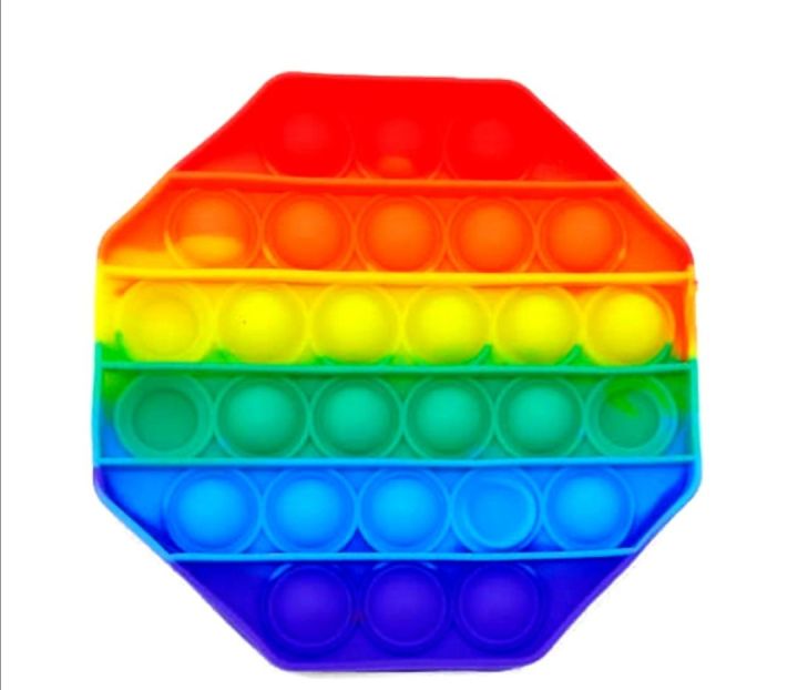 popit rainbbow colour with hexagonal shape popping toy and fidget toy ...
