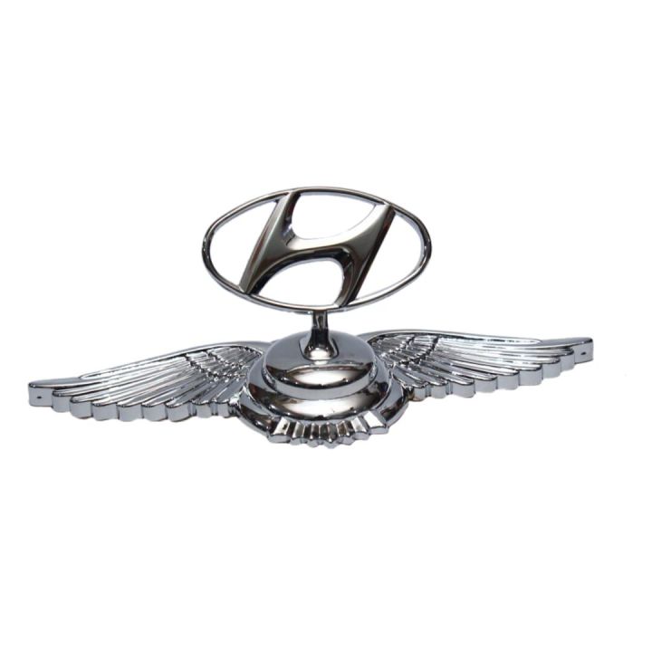 Universal Hyundai 3D Bonnet Emblem Logo With Wings | Daraz.com.np