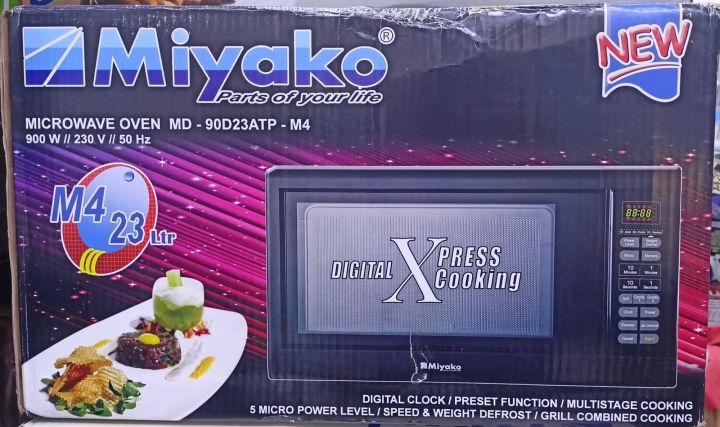 Miyako 23 Liter microwave oven new model | Daraz.com.bd