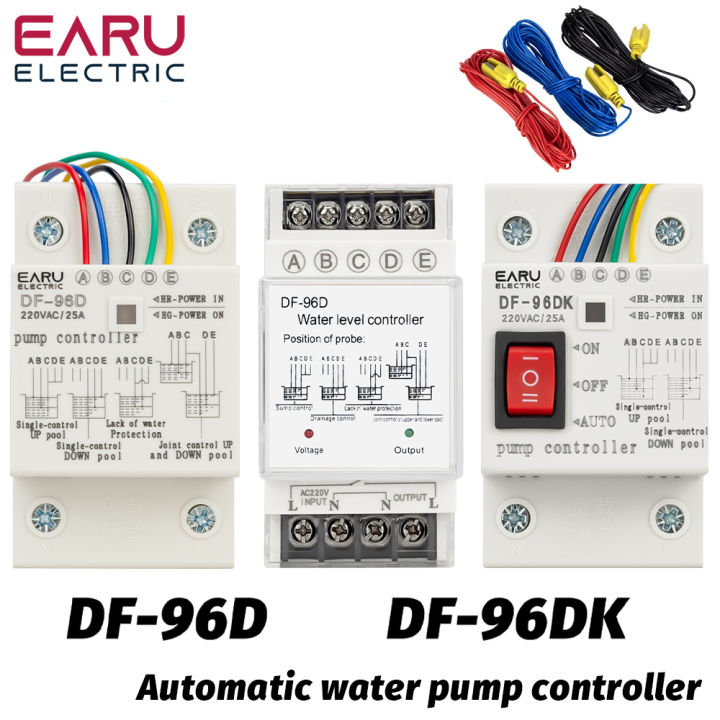 DF-96D DF-96DK Water Level Controller Switch 25A 220V Water Tank Liquid Level Detection Sensor ...