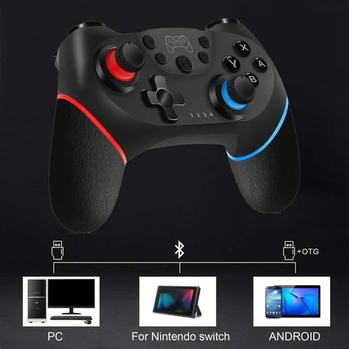 Wireless Game Controller for Switch Switch2 Lite OLED 6-Axis Vibration ...