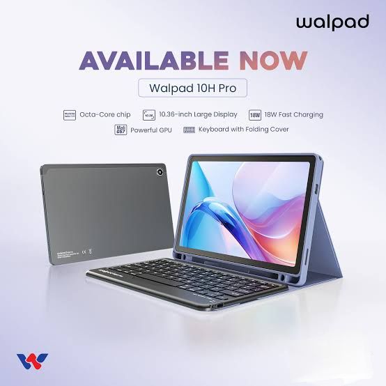 Walton Tab Walpad 10H Pro with BT Keyboard 8GB/128GB with 10.36” FHD ...