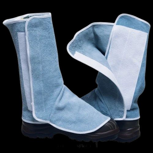 Fireproof Shoe Leg Cover Leather for Welding Welder Work Boot ...