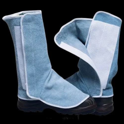 Fireproof Shoe Leg Cover Leather for Welding Welder Work Boot ...
