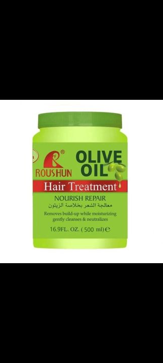 Roushun Olive Oil Nourish Repair Hair Treatment 500ml | Daraz.lk