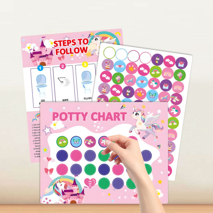 Reward Stickers Chart Toilet Training Toilet Habits Formation Training ...