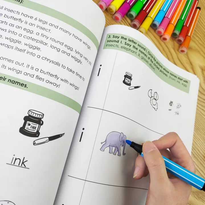 Interactive alphabet learning book with tracing activities and fun ...