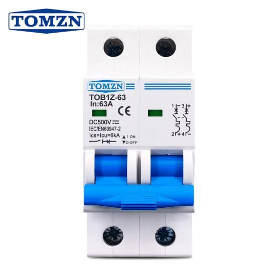 MCB DC Breaker 2 pole 32 A Tomzn | Daraz.pk