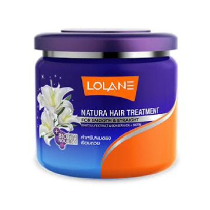Lolane Natura Hair Treatment for smooth and straight hair mask - 100g ...