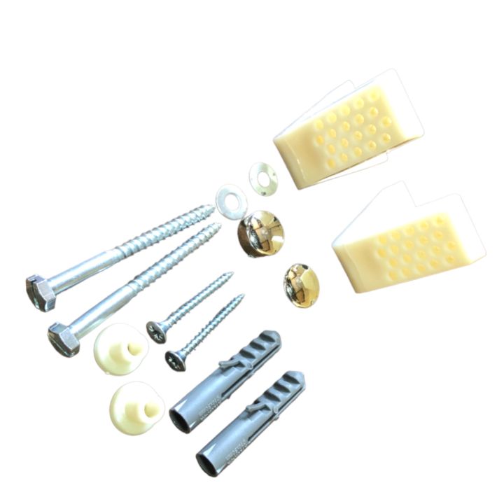 Bathroom Commode L Bracket With Nail Set | Daraz.lk