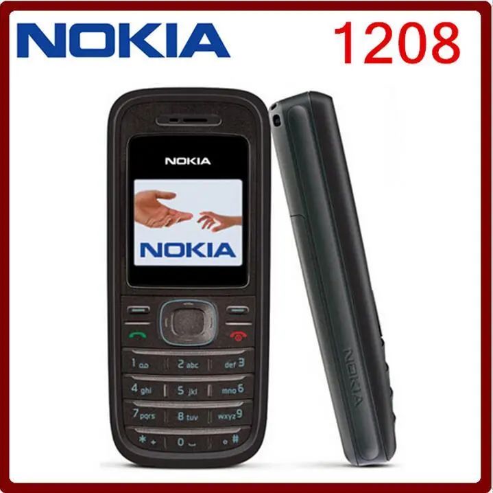 Nokia 1208 Original PTA Approved, 1.8" Display, FM Radio, Long Battery ...