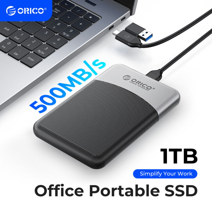 ORICO M25PRO Taichi Portable SSD 500MB/S 2.5 inch External Solid State Drive USB 3.2 Gen1 Type ...