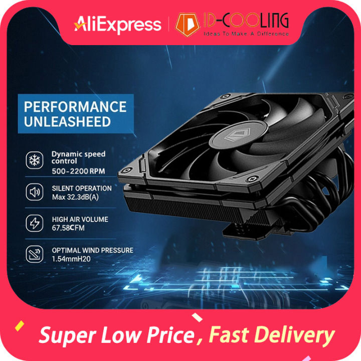ID-COOLING IS-67-XT 67mm High 6 Heat Pipes Down-pressure Radiator 12V ...