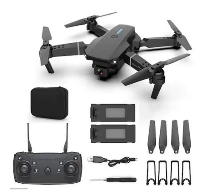 E88 Pro Rc Mini Drone 4K Hd Drone With Dual Camera And Dual Battery ...