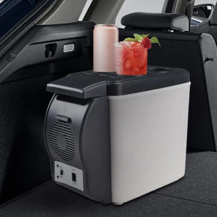 6L Cooling And Heating Freezer Box Electric Mini Car Refrigerator 12V ...